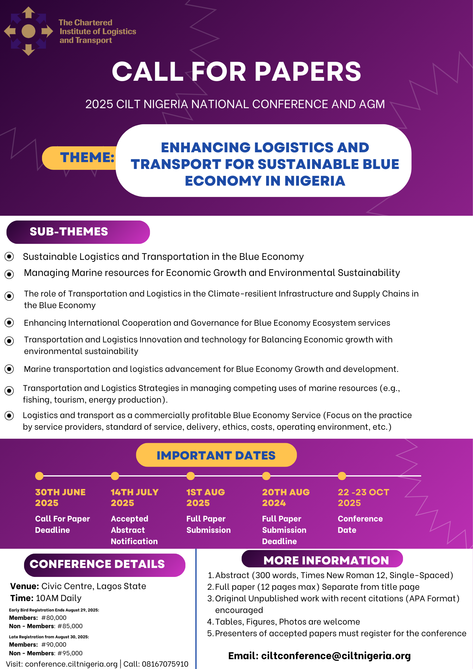 Call For Papers – Cilt Conference